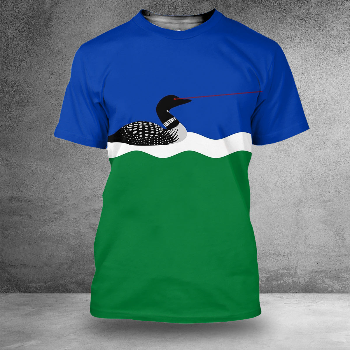 Laser Loon Flag Shirt New Minnesota Flag Funny Design TShirt Loons With ...