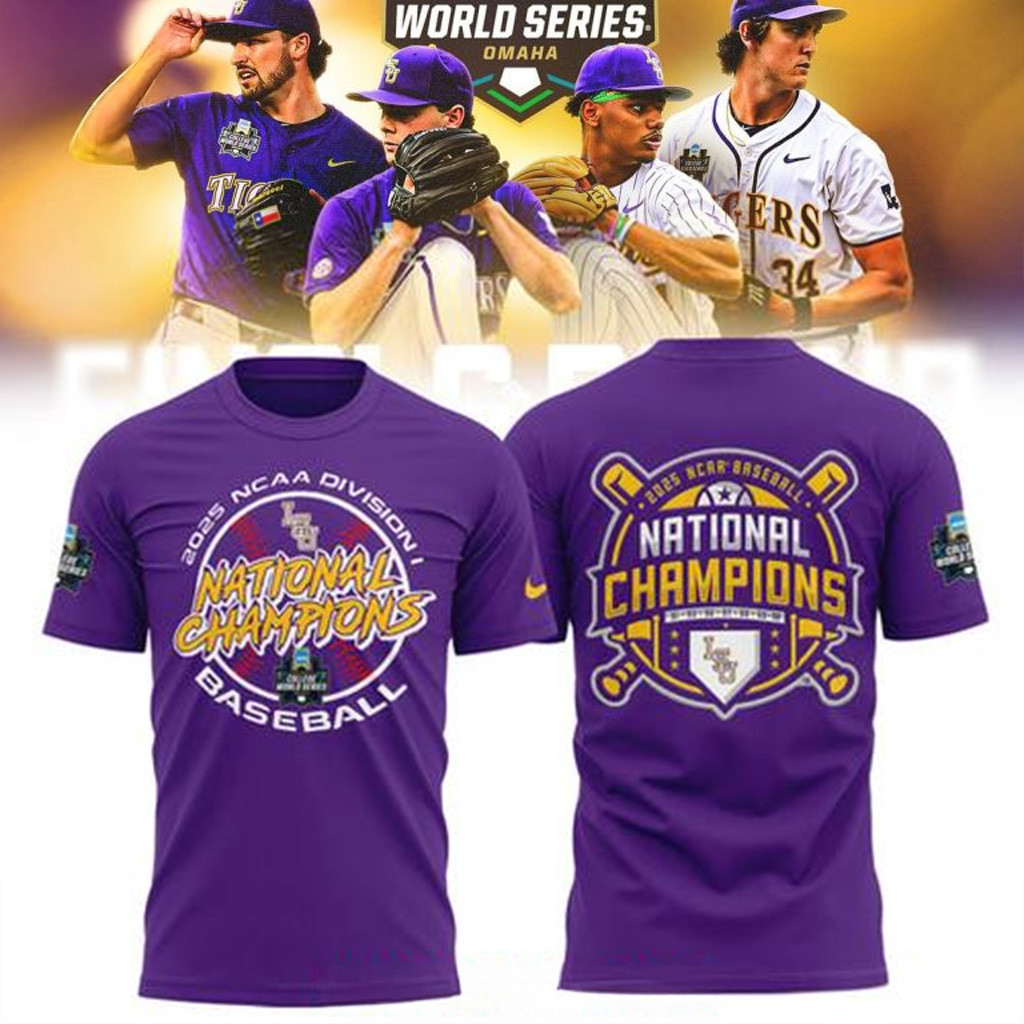 LSU Tigers 8X National Champions 2025 TShirt LSU Tigers Merch Gift ...