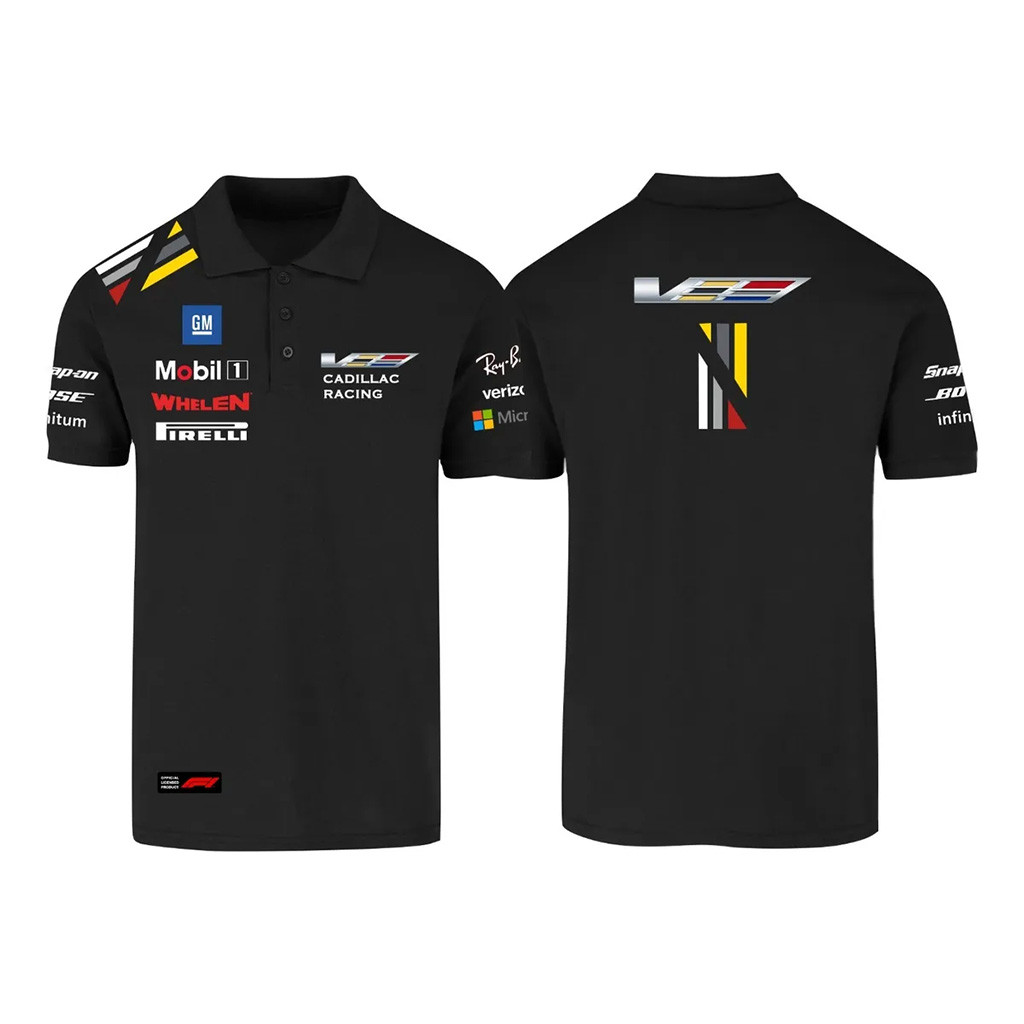 Sergio Checo Perez Merch Cadillac Racing 2026 F1 Polo Shirt Presents ...