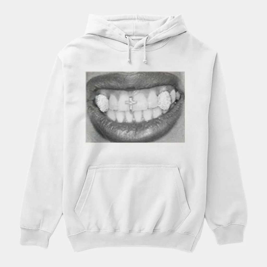 Slayyyter Merch 2026 Teeth Hoodie Slayyyter Hoodie Cool Ts For Music